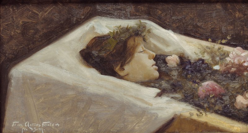 Astrid Brandes’ død af difteri, 19. november 1890